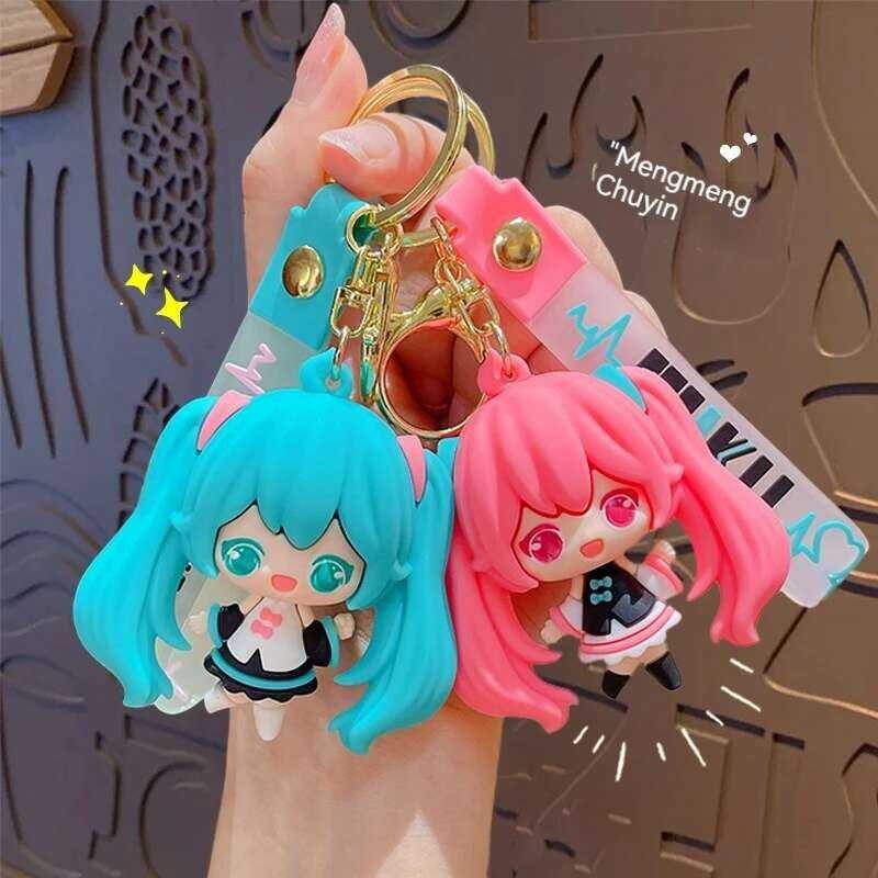 Hatsune Miku Keychain Backpack Pendant Accessories Cartoon Characters ...