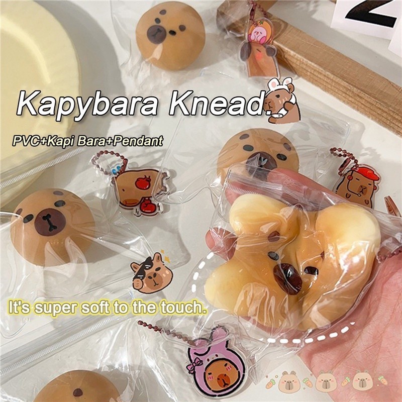 Expression Ball Capybara Slow Rebound Toy Soft Cute Capybara Pinch ...