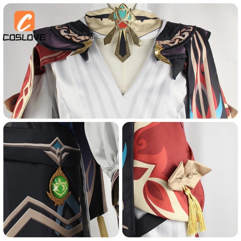 Anime Game Genshin Impact Kaveh The Architect of Sumeru Cosplay Full ...