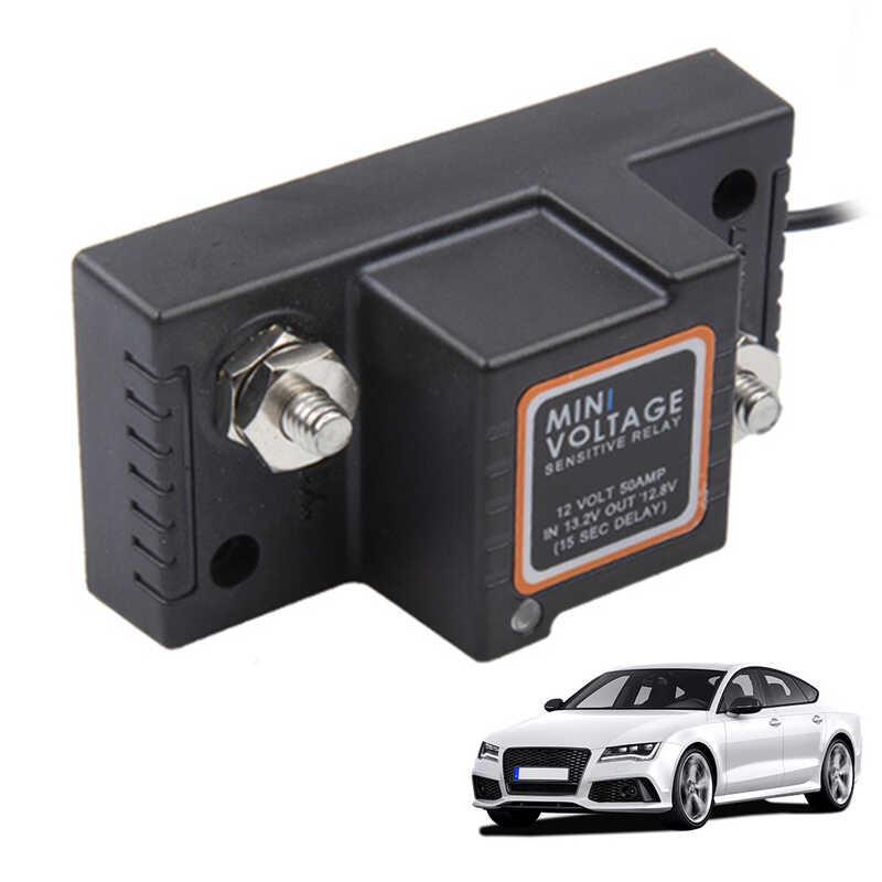 Mini Voltage Sensitive Relay Waterproof Car Motorcycle VSR 12V 50A Dual ...