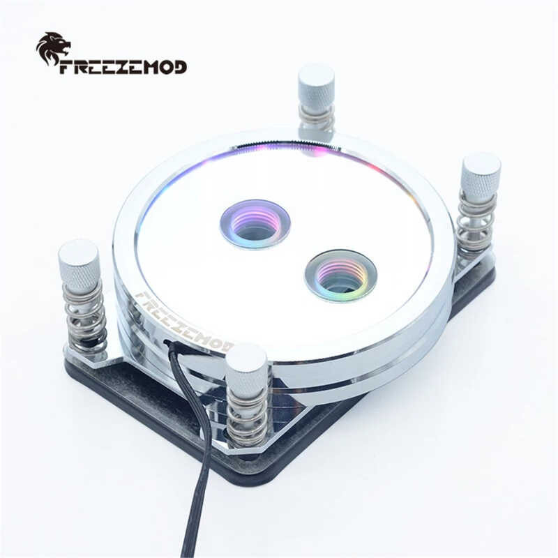 FREEZEMOD CPU Water Block Ryzen Processor Cooler Infinite Gradient ...