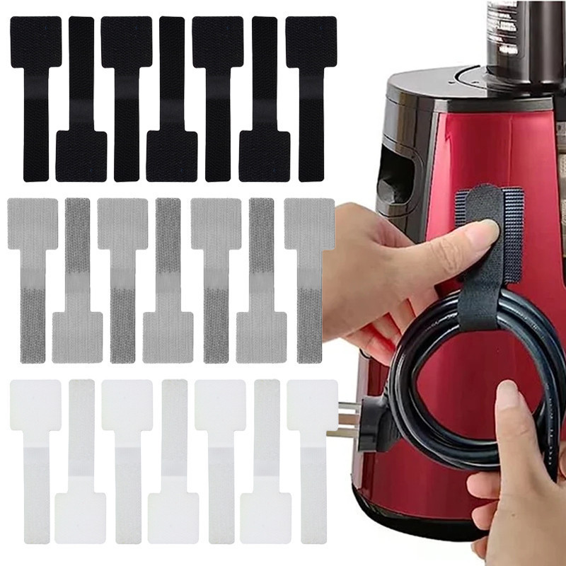 10Pcs Reusable Cable Ties Fastening Wire Organizer Cord Rope Holder ...