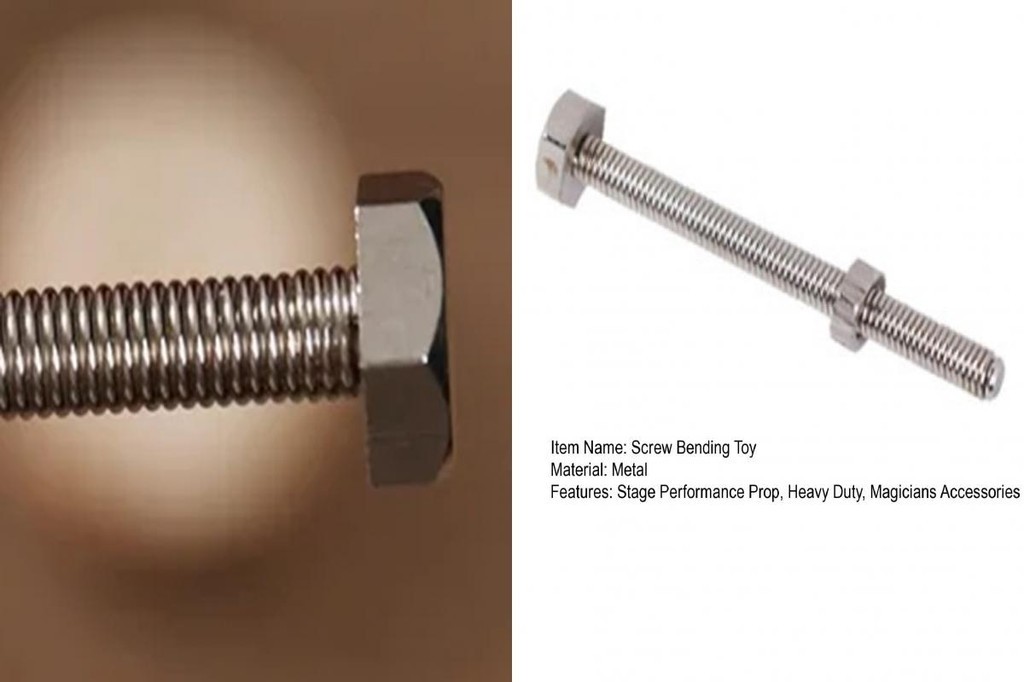 Beginner Screw Bending Toy Metal Bending Tool Magic Trick Screw Bending ...