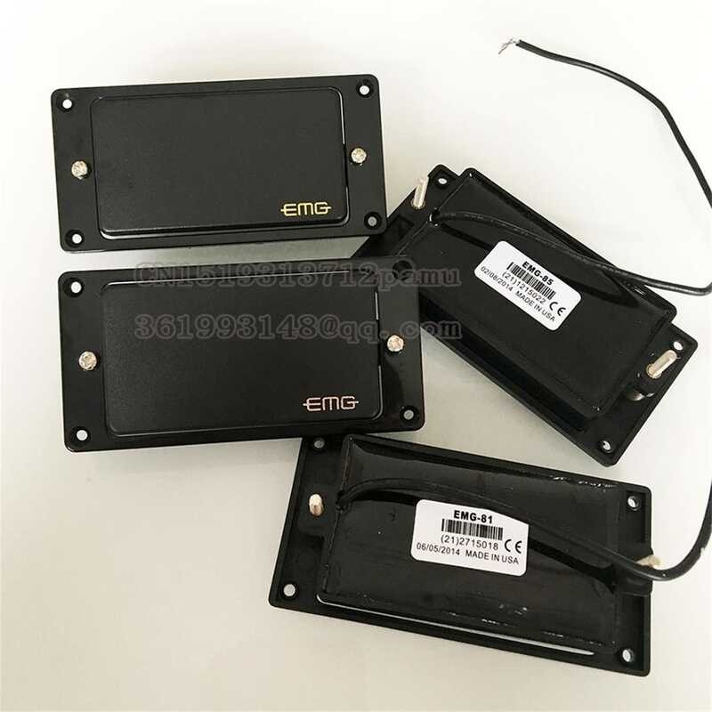 85 EMG 81 Humbucker Passive Pickup Black Pickups In Stock For Electric ...
