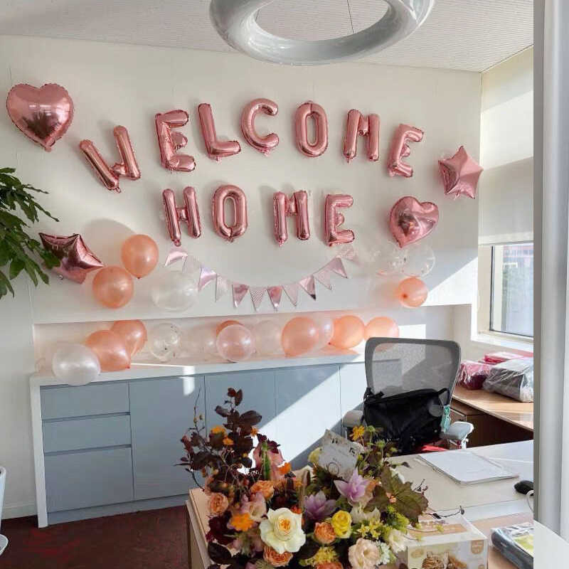 Creative Welcome Home Decoration Balloon Set Kindergarten Company Party ...