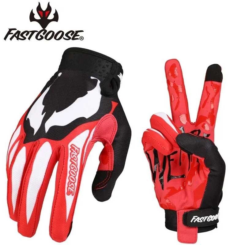 FASTGOOSE Venom Motocross Off Road Cycling Racing Bike DH MX MTB Drit Bicycle Guante Moto Glove ...