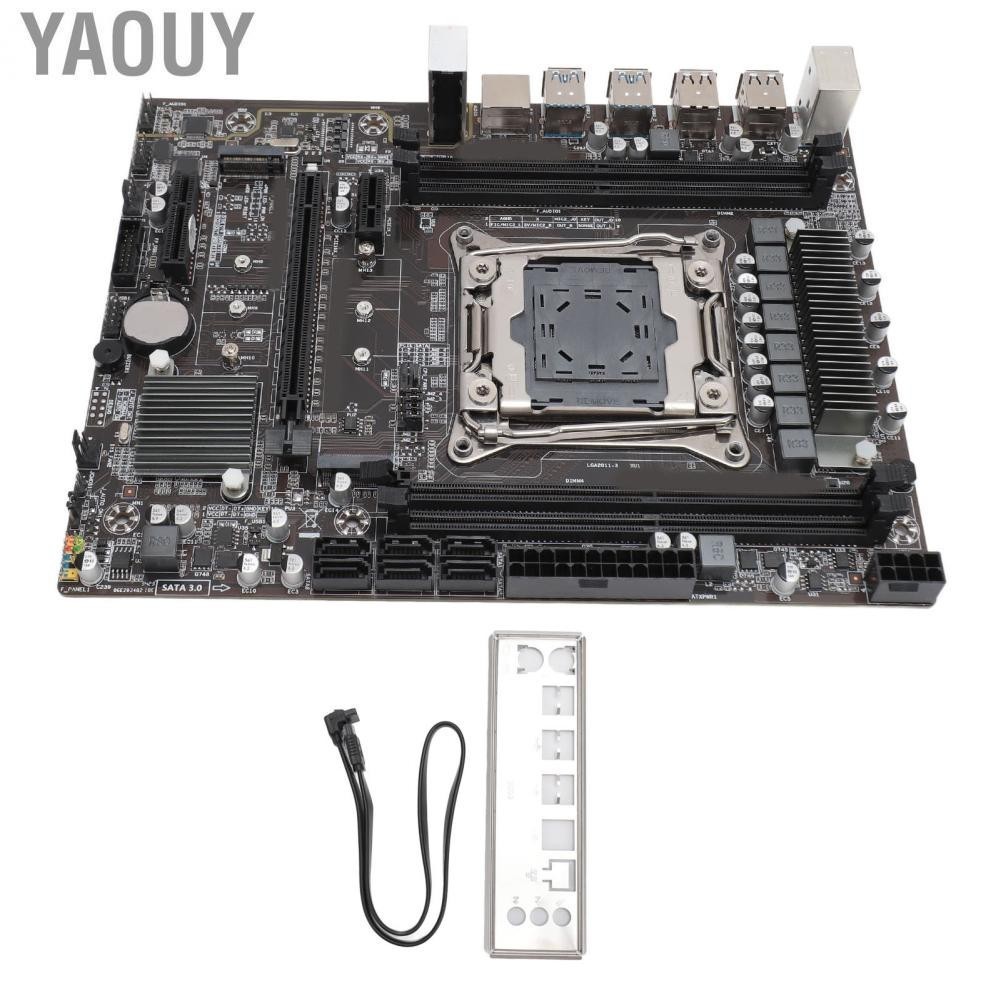 ∵ ,♘Yaouy LGA 2011 3 Motherboard DDR4 Mainboard Integrated Chip X99 8 ...
