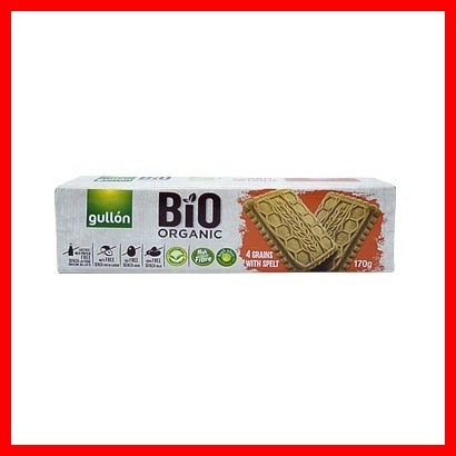 ๑ Buy1 Take1 Gullon Bio Organic 4 Grains with Spelt 170g (Shortdated ...