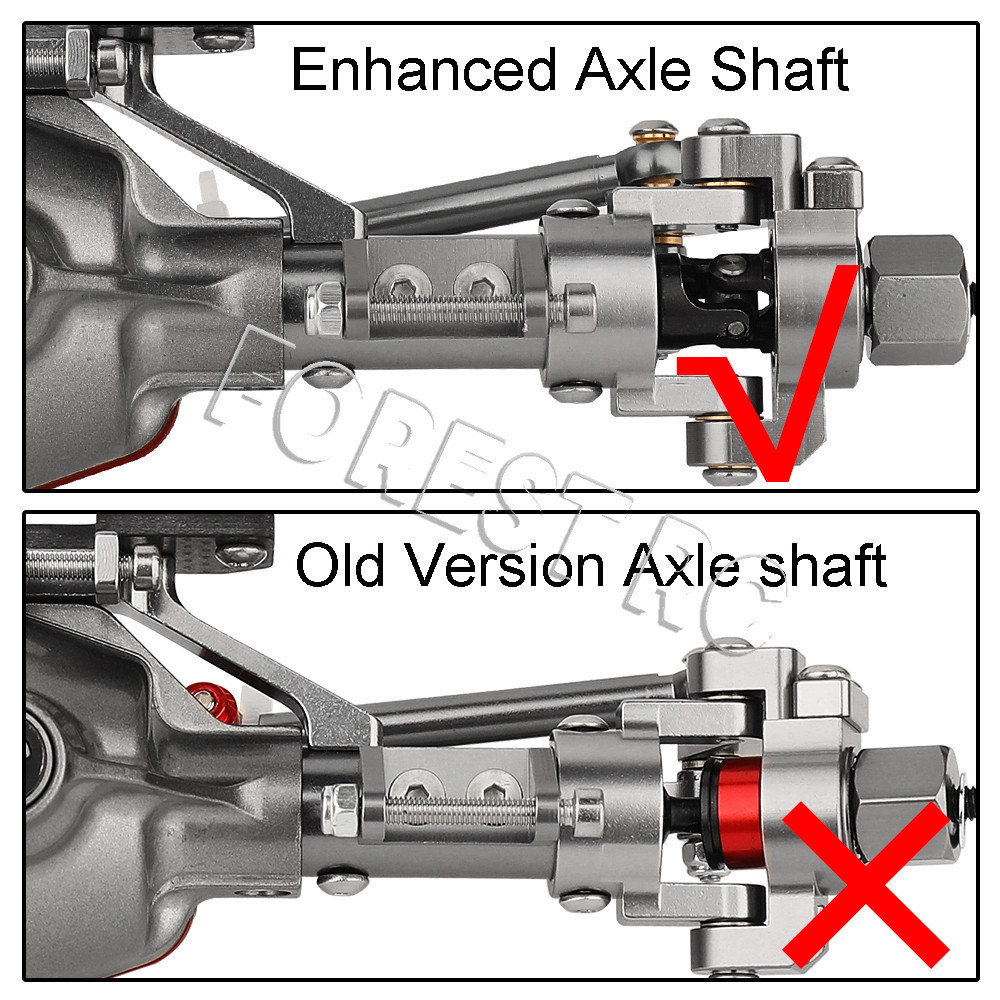 Aluminum Front Rear Complete Axle Set with Enhanced Axle shaft for ...