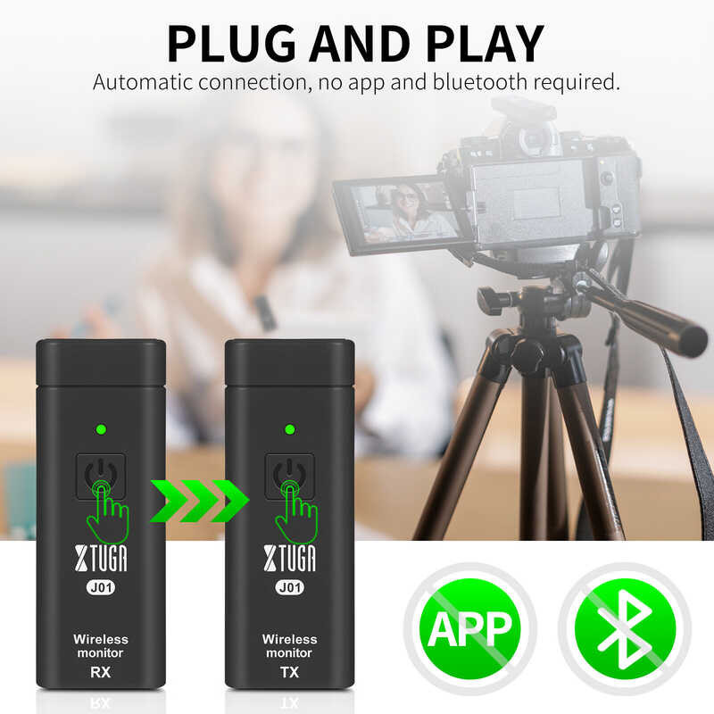 J01 Wireless XTUGA In Ear Music Monitoring Playback Stage Monitor ...