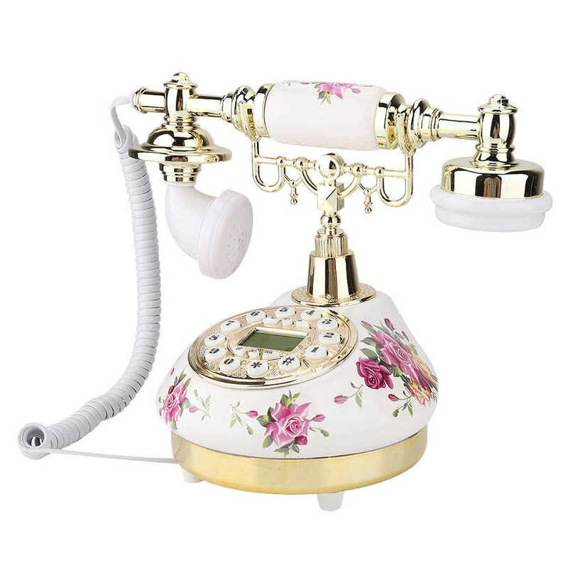 Landline Retro Vintage Gamit Caller ID Ipakita Ang Lumang Telepono ...