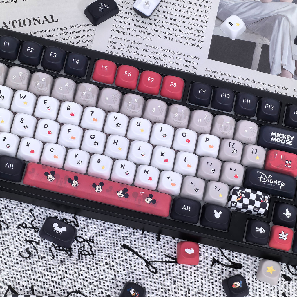 Disney Mickey Original Keycap MOA Profile PBT Five-sided Sublimation ...