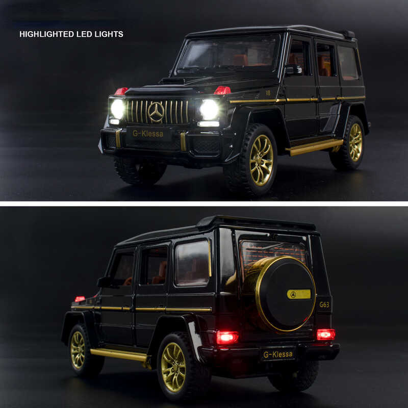 1:32 BENZ G63 BRABUS Alloy Model Light & Sound Effect Diecast For Boys ...