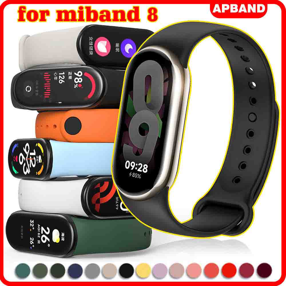 Silicone Sport Soft Replacement Strap for Xiaomi Mi Band 8 Adjustable ...