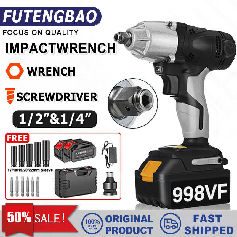 Wrench 998VF Electric Screwdriver Drill Ratchet Driver Cordless Impact ...