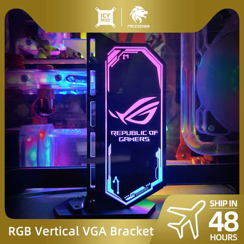 Vertical Support Customize Colorful VGA Bracket Video Card Stand GPU ...