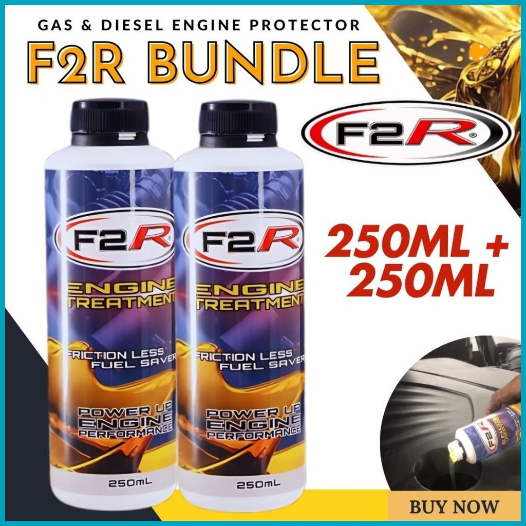 F2R Engine Treatment Racing Oil Additives 250ml (2 Bottles) for Gas ...