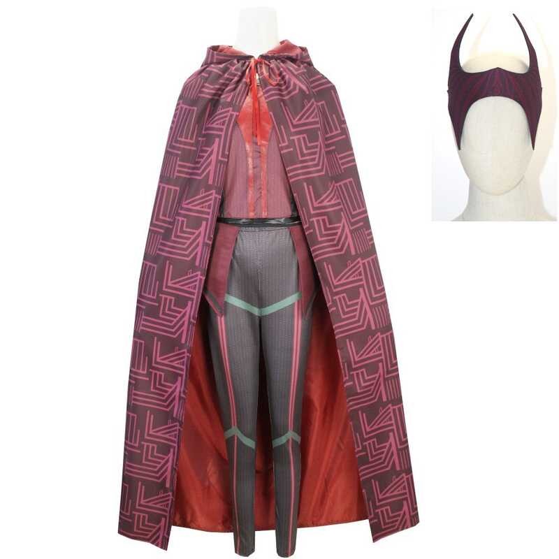 Marvel movie Wanda Vision cosplay costume featuring Scarlet Witch ...