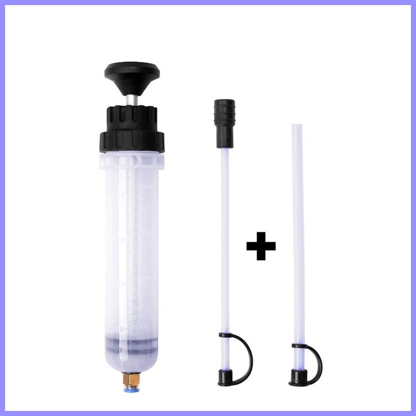 ⚽ ∆ Quick change Car Oil Fluid Extractor Hand Pump Syringe 200cc Car ...
