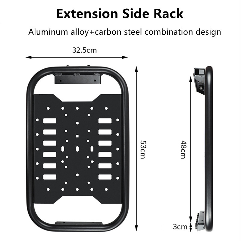 For 5 Door JIMNY Expansion Side Rack + 9L Spare Water Tank for 2019 ...