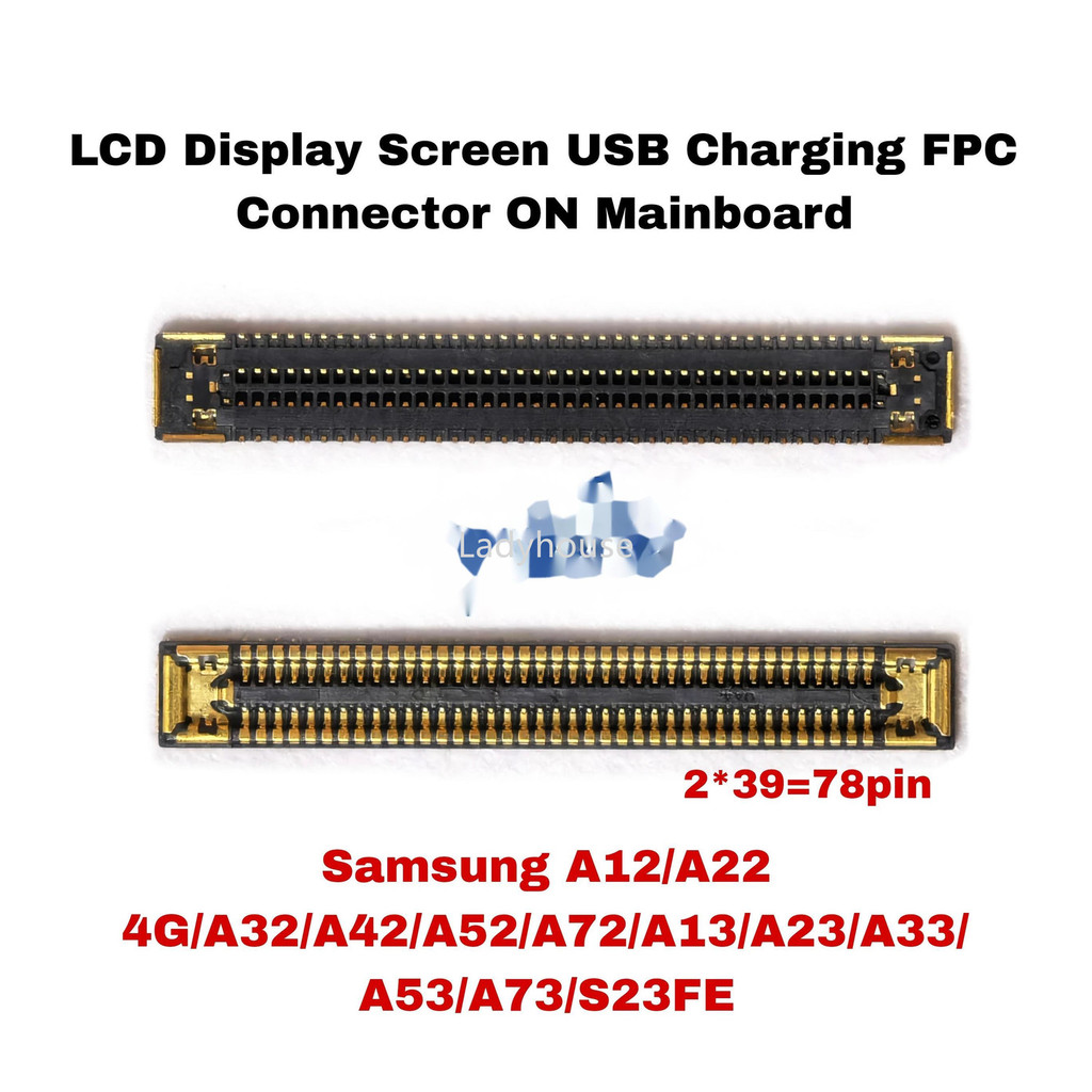 10pcs 50pcs LCD Display Screen USB Charging FPC Connector for Samsung ...