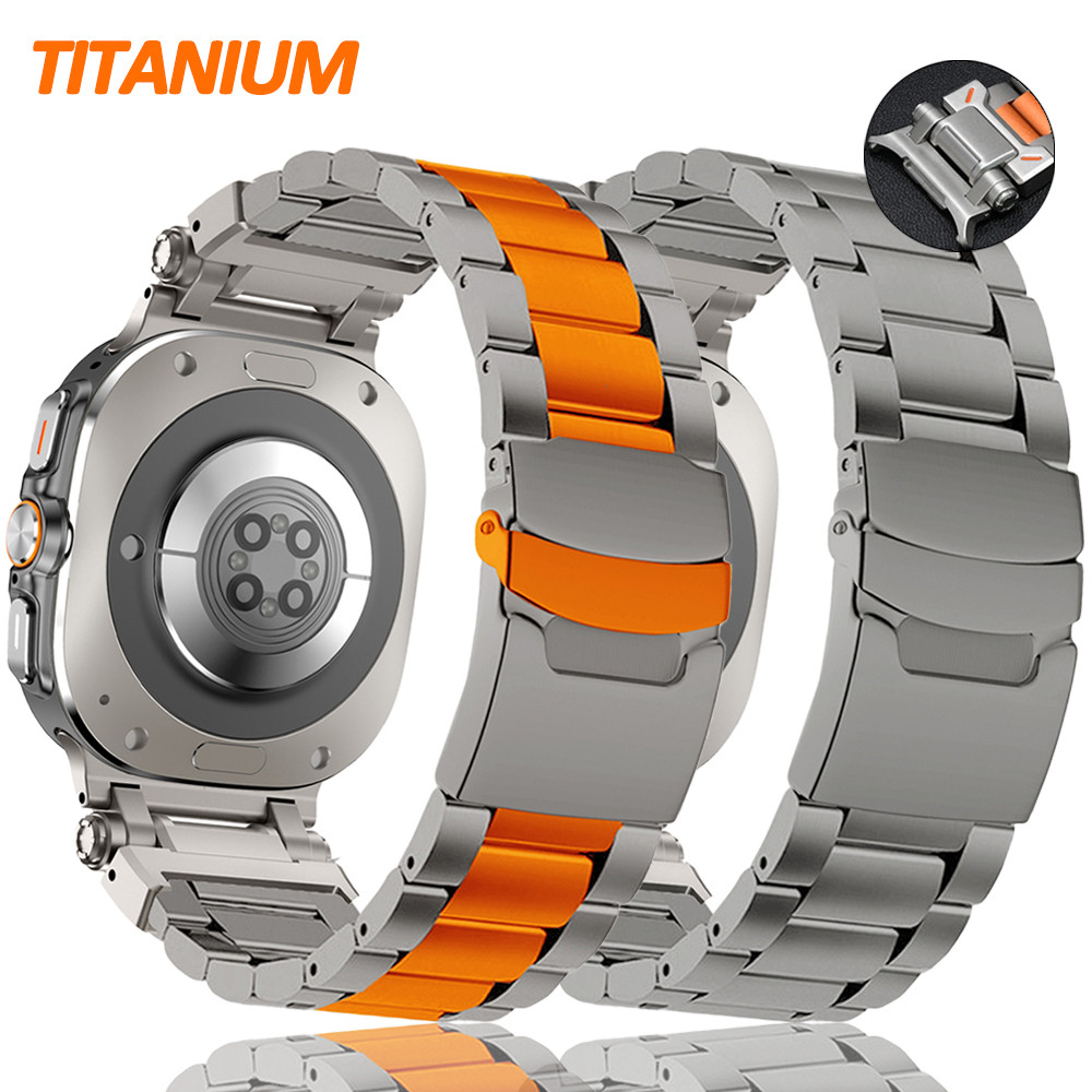 Titanium No Gaps Band for Samsung Galaxy Ultra Watch 47mm Business ...