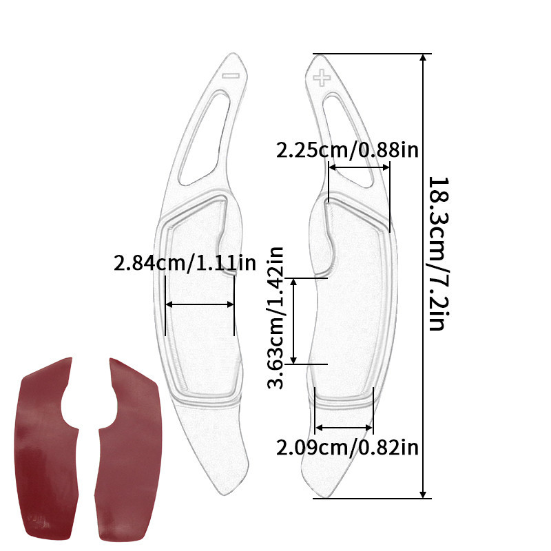 Steering Wheel Shift Paddle Shifter Extension DSG for Subaru XV BRZ ...
