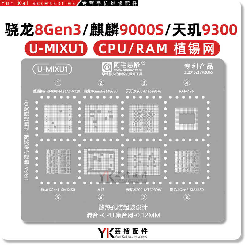 Hi36A0/Kirin 9000S/SM8650/Snapdragon 8Gen3/MT6989W/Dimensity 9300/A17 ...