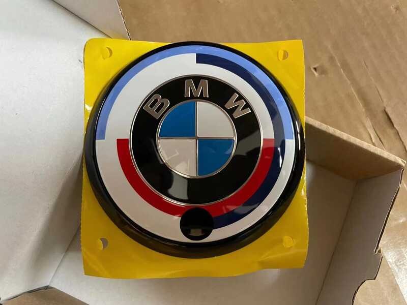 BMW Original 50th Anniversary Edition Engine Cover, Trunk, Car Logo ...