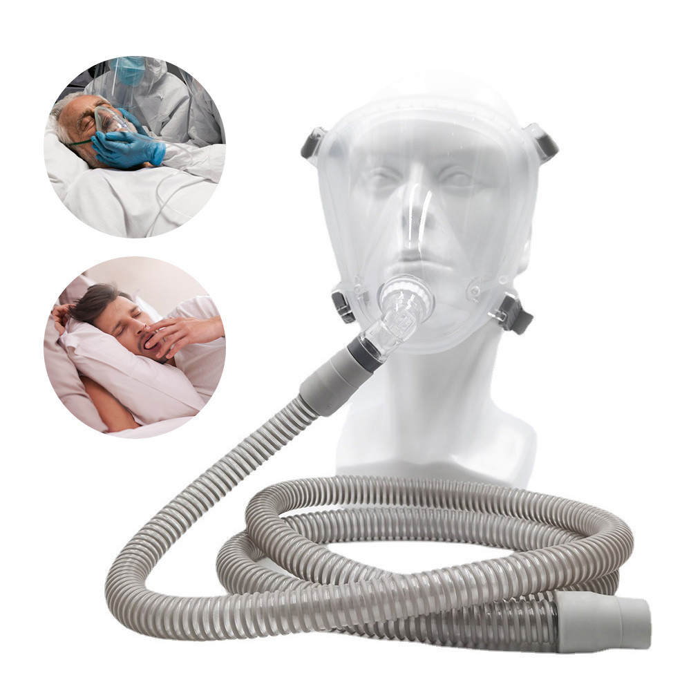 Salorie Adjustable CPAP Full Face Mask Respirator Ventilator & Headband ...