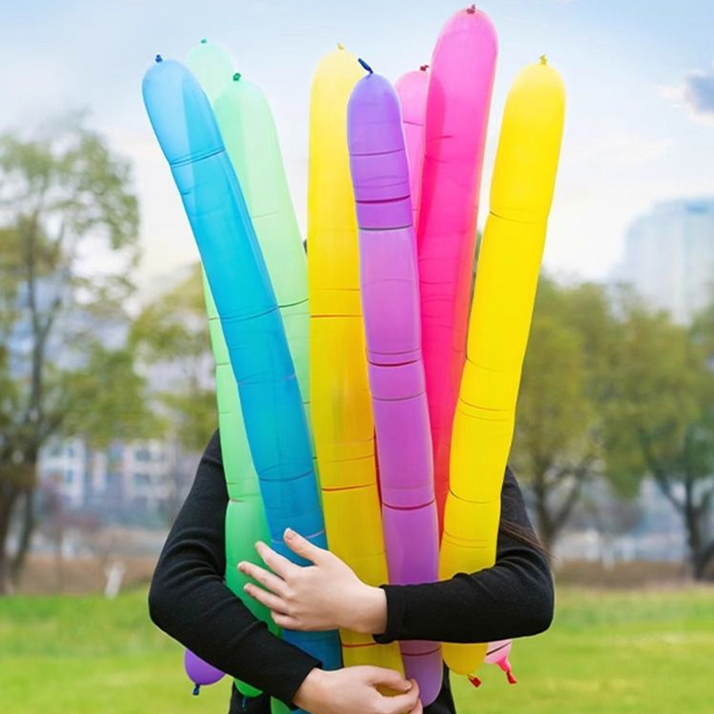 Rocket Balloon 10pcs Assorted Colors Flying Screaming Magic Long ...