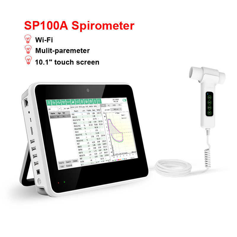 Wifi Sp100a Digital Spirometer Portable Pulmonary Function Tester ...