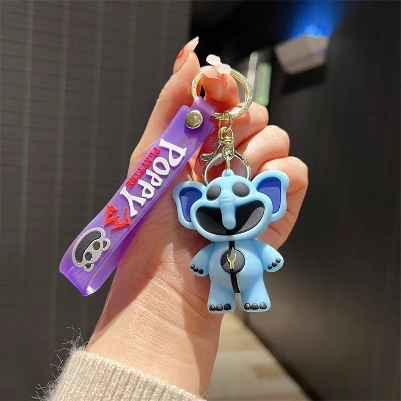 Smiling Critters Game Key Chain Poppy Playtime Pendant Cartoon Ornament ...
