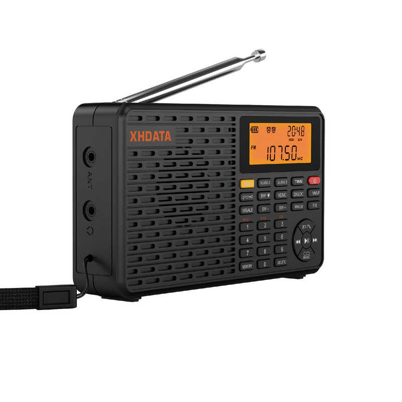 Portable XHDATA D-109Wb Am/Fm/Sw/Lw/Wb Weather Shortwave Radio Receiver ...