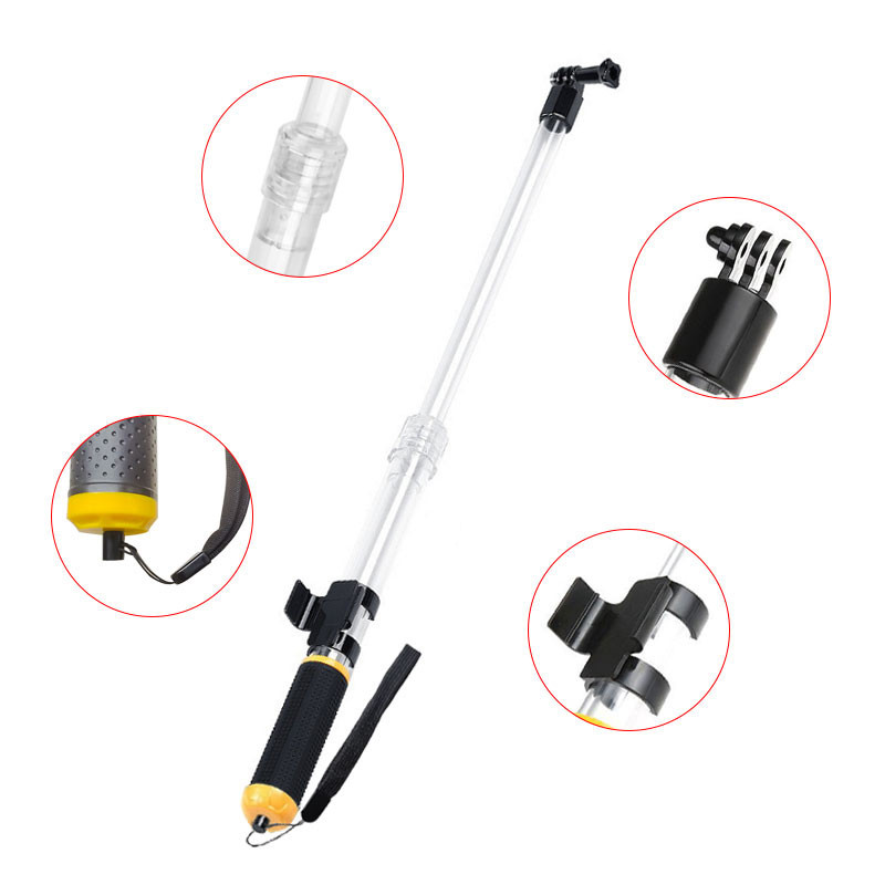 Adjustable Telescopic Buoyancy Transparent For GoPro Hero, SJCAM, DJI ...