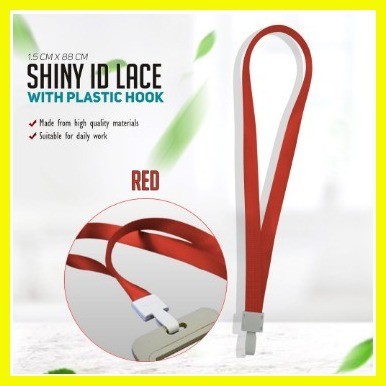 5 pcs] 1.5cm Shiny ID Lace with Plastic Hook | CPM | Shopee Philippines