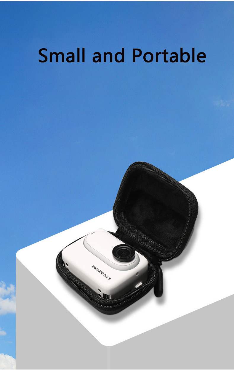 Portable Mini Carrying Case for Insta360 Go 3S Go 3 Camera Full Cover ...