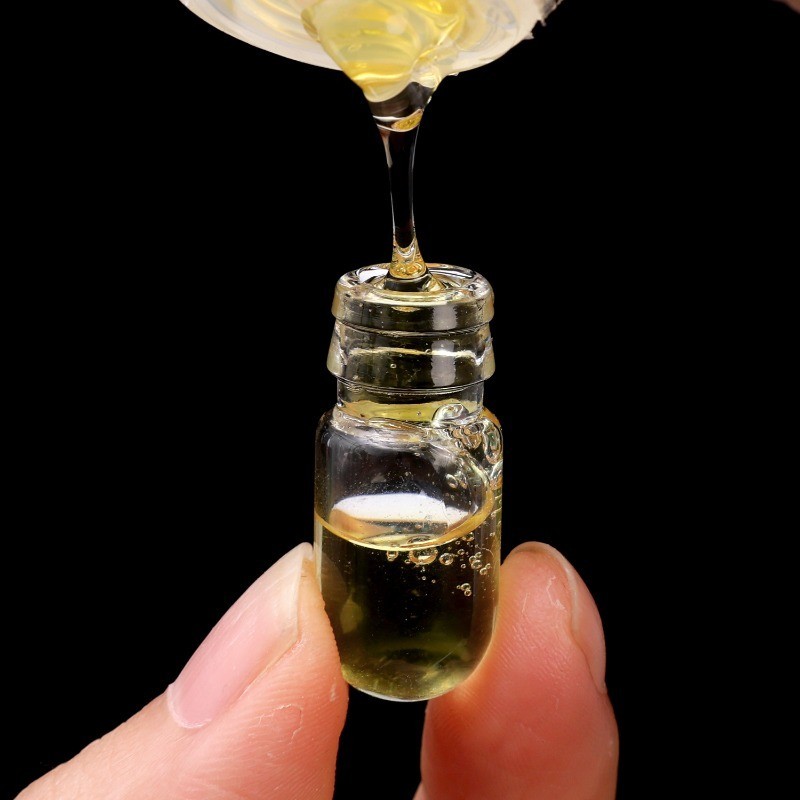 20Pcs Mini Clear Glass Bulb Bottle - Disposable Essential Oil Bottle ...