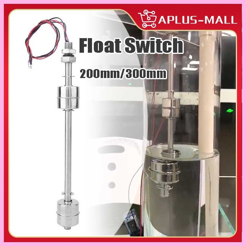 ۩ ☣ Stainless Steel Float Switch Tank Pool Flow Sensors Vertical Water ...