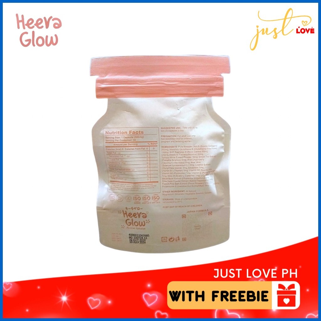 Heera Glow 20in1 Absolute Hydration Glutathione Collagen Capsules ...