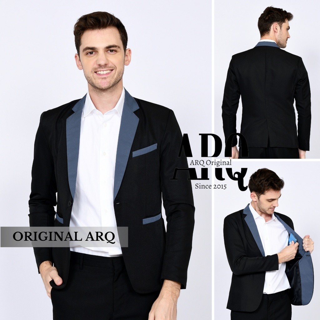 in stock HITAM ! Modern FORMAL SLIMFIT MEN'S JAS LATEST PREMIUM ...