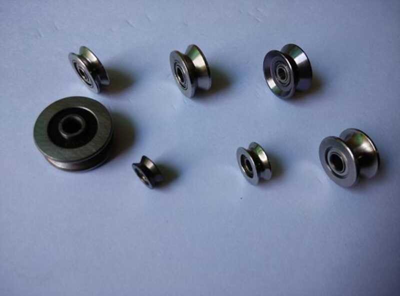 Carbon guide stainless steel wheel, V-shaped bearing, wire wheel ...
