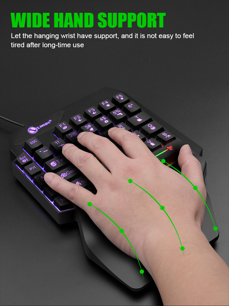 Zeus X Limeide GK-103S PUBG and other games 40-key peripheral one ...