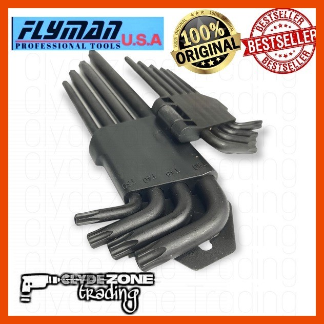 ∆ FLYMAN ORIGINAL 9 Pcs. Allen Wrench Set (FLOWER KEYS) | Shopee ...