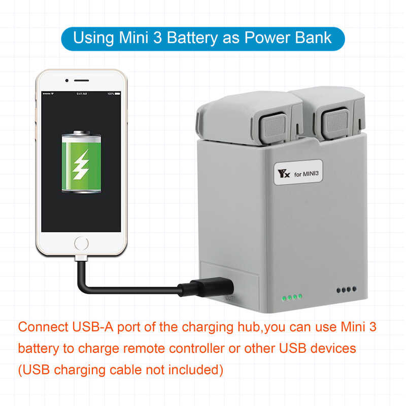 Digital Display Charging Hub Para Sa DJI Mini 3 Battery Charger ...