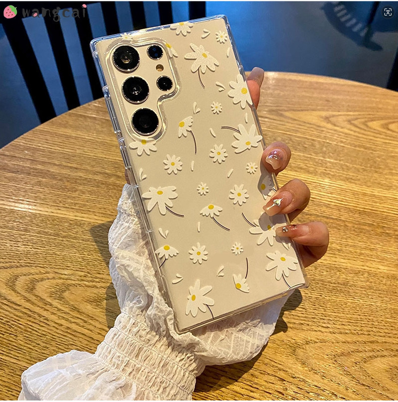 For Realme 8 7 6 5 3 Pro 8s 8i 7i 6s 6i 5s 5i 4G Phone Case Cute Daisy ...