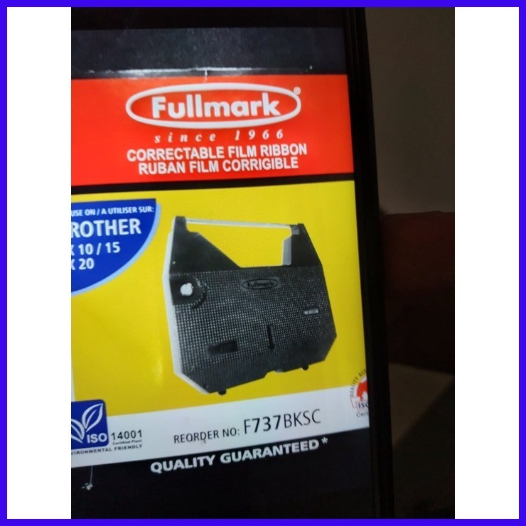 § FULLMARK Compatible typewriter FILM RIBBON F737BKSC (FOR BROTHER AX10 ...