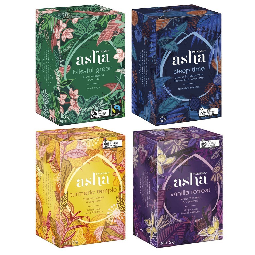 Twinings Asha Tea and Herbal Infusions (18 teabags per pack) | Shopee ...