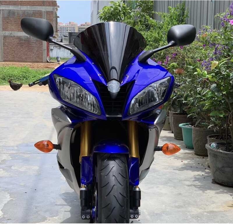 Double Bubble Motorcycle Windshield Windscreen Screen Para Sa YAMAHA ...