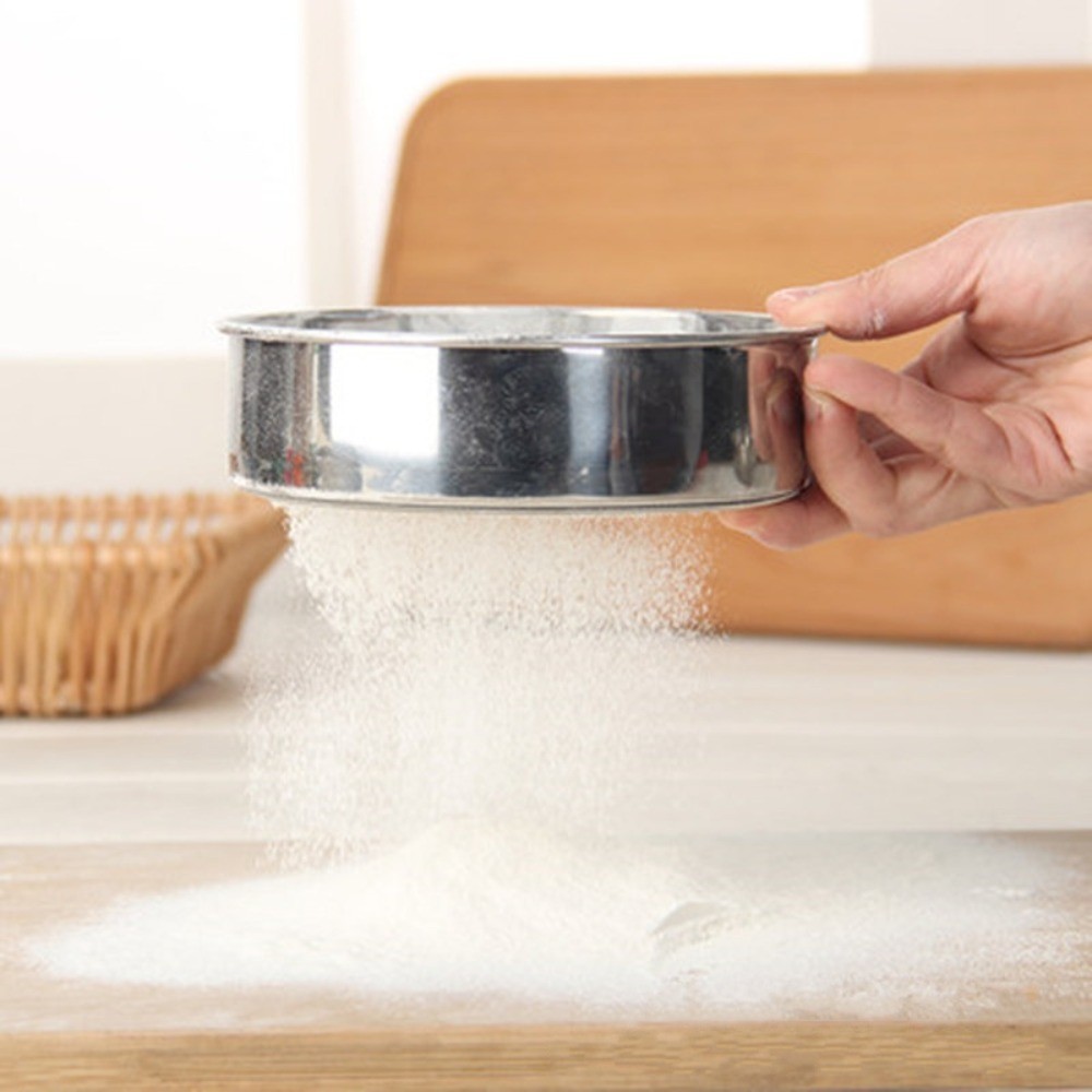 Flour Shaker Sieve - Stainless Steel Flour Sifter - Flour Filtration ...